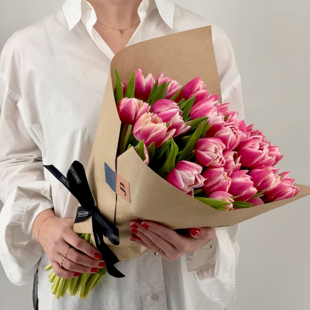 Doppelte Tulpen bicolor online verschicken & schenken – TOM FLOWERS